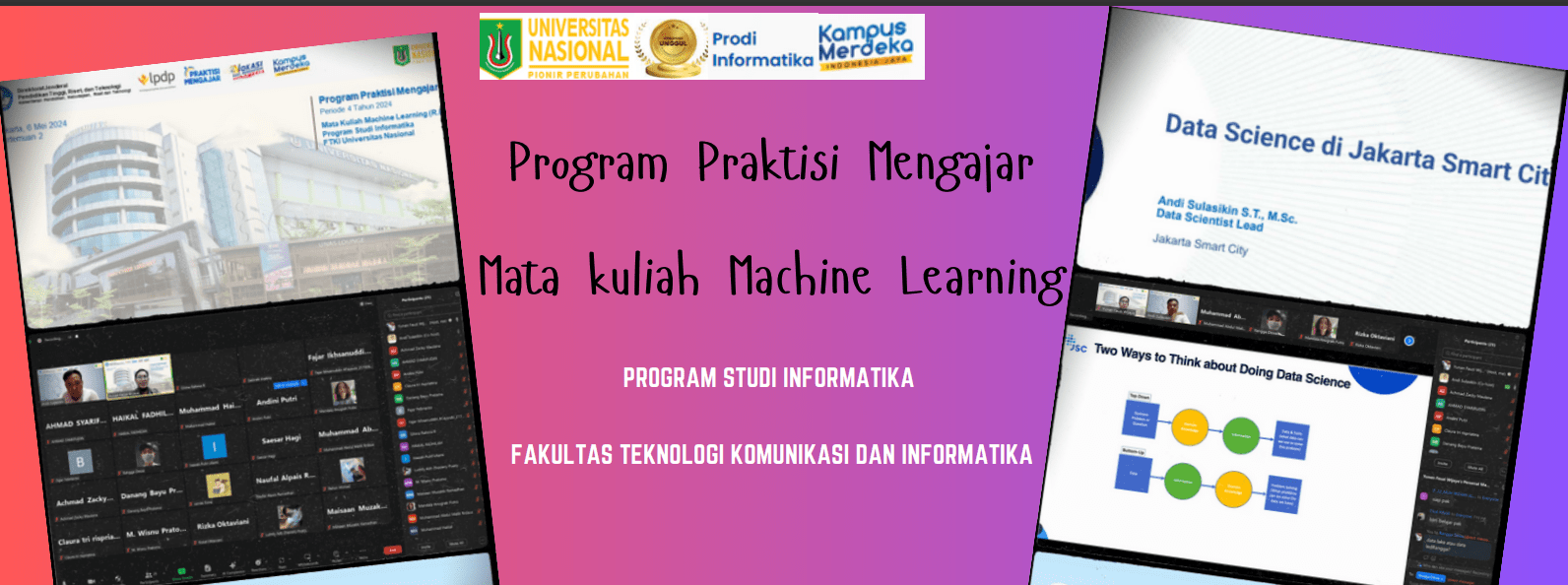 Kegiatan Acara Praktisi Mengajar Mata Kuliah Machine Learning Program Studi Informatika – Prodi ...